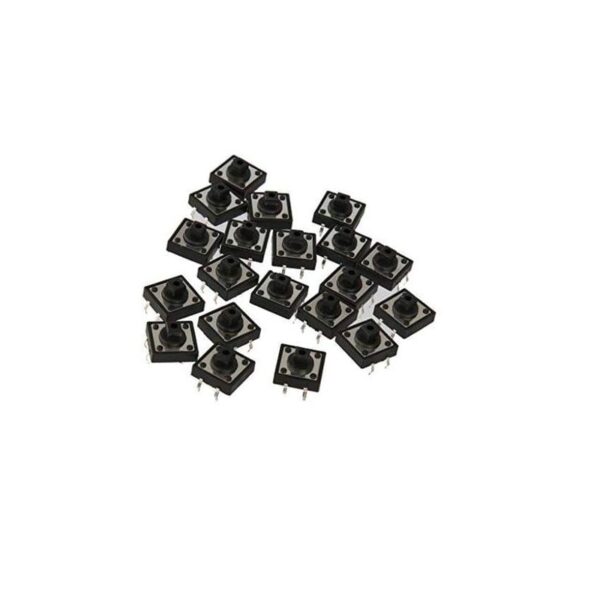 Tactile Push Button Switch Square (Pack of 5) - Soft Touch - RGRJ AIIoT ...